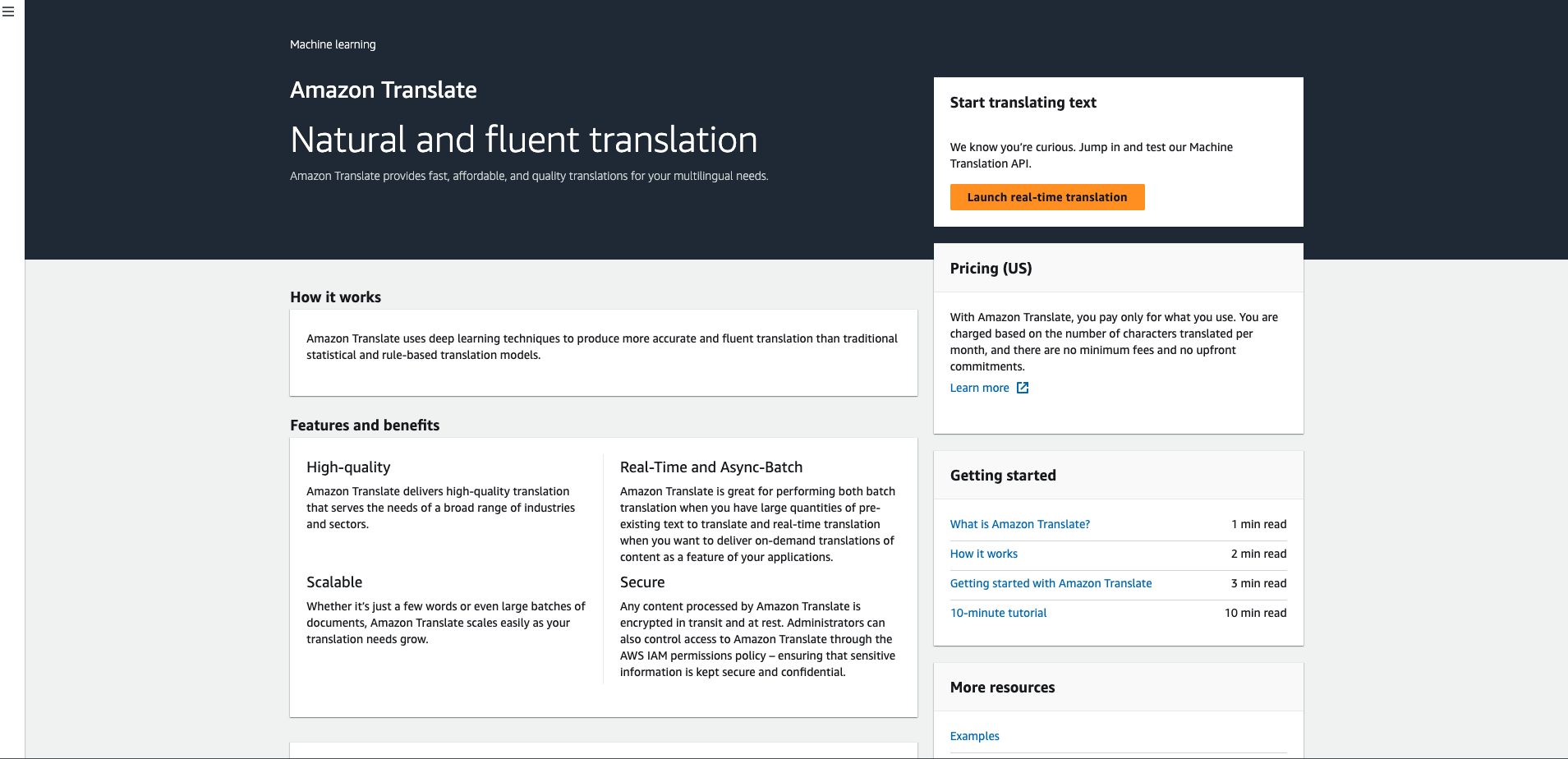 Amazon Translate | DevelopersIO
