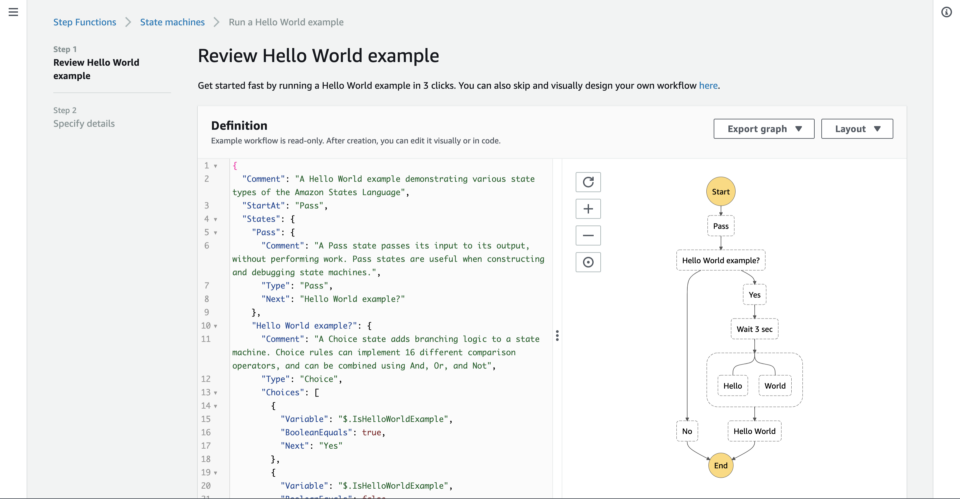 I tried AWS Step Functions through the Console | DevelopersIO