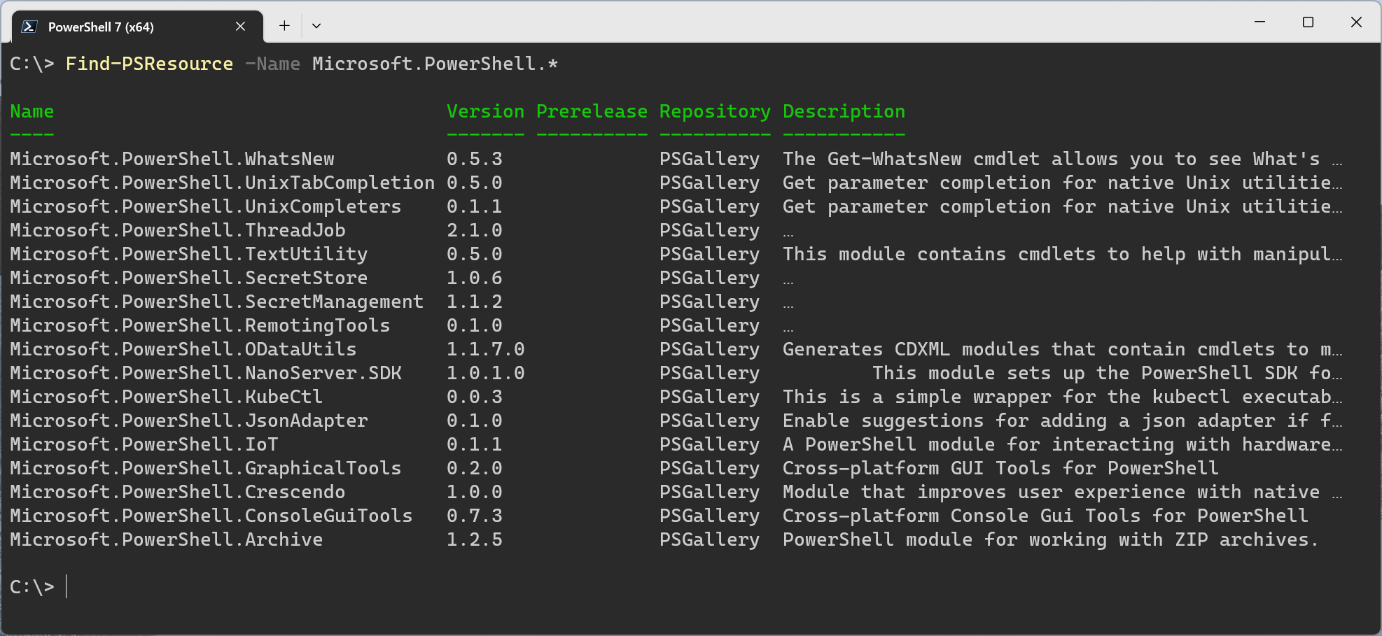 PowerShellGet v3(PSResourceGet)の現在について – 2023年7月時点 | DevelopersIO